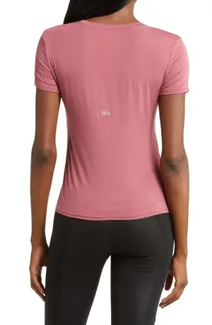 Alo Yoga Stretch T-Shirt - Mars Clay | Editorialist